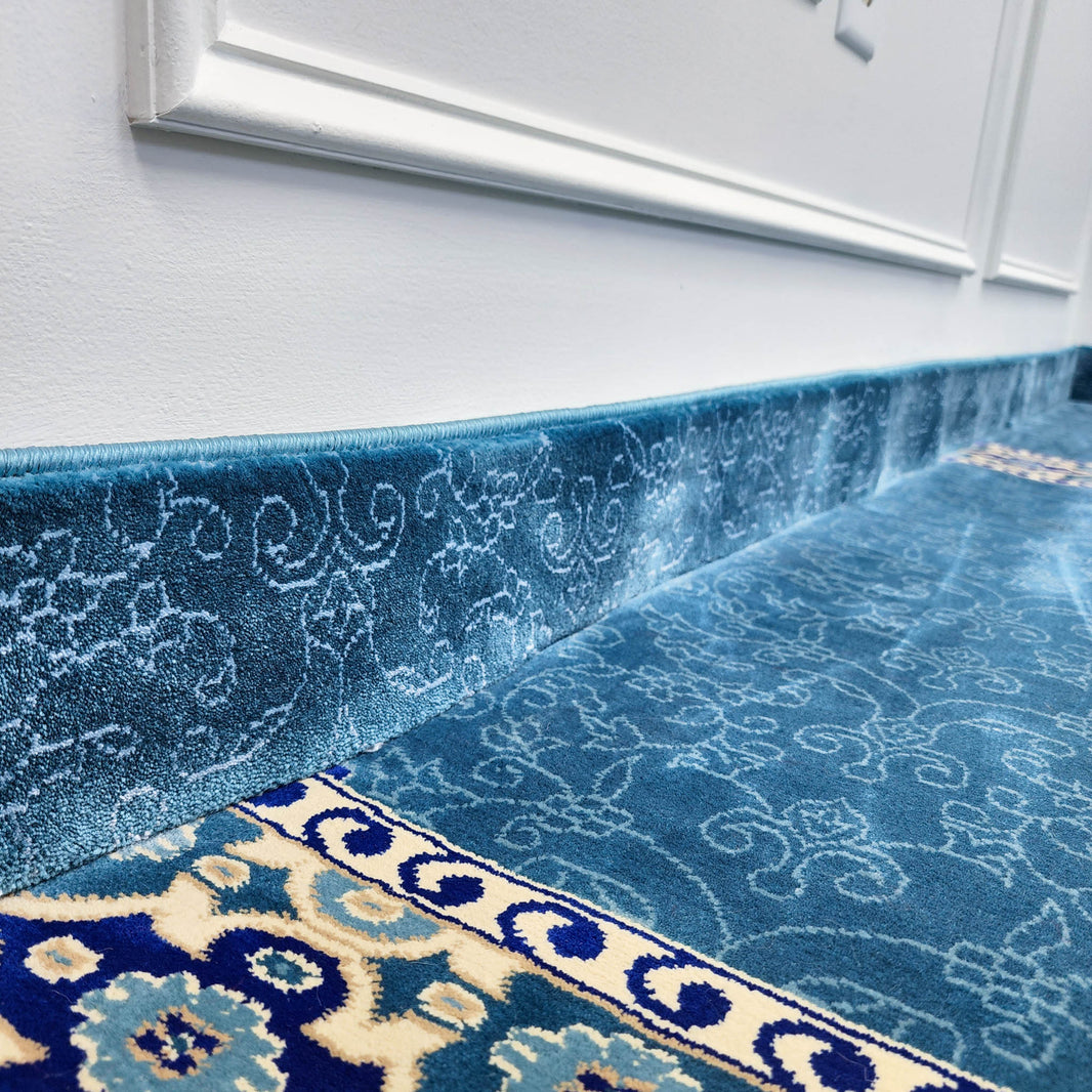 ISTANBUL BLUE MOSQUE Red Floral Mosque & Masjid Carpet – MUSALLA CARPETS
